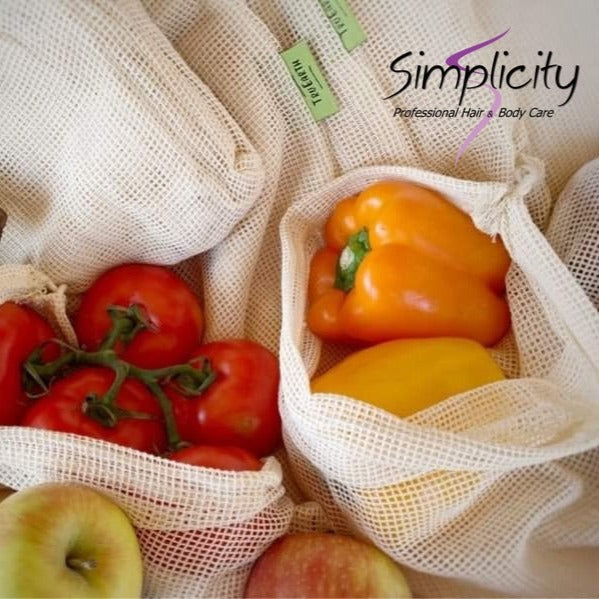 Tru Earth Mesh Produce Bags (6 Pack) – Simplicity - Professional Hair & Body Care